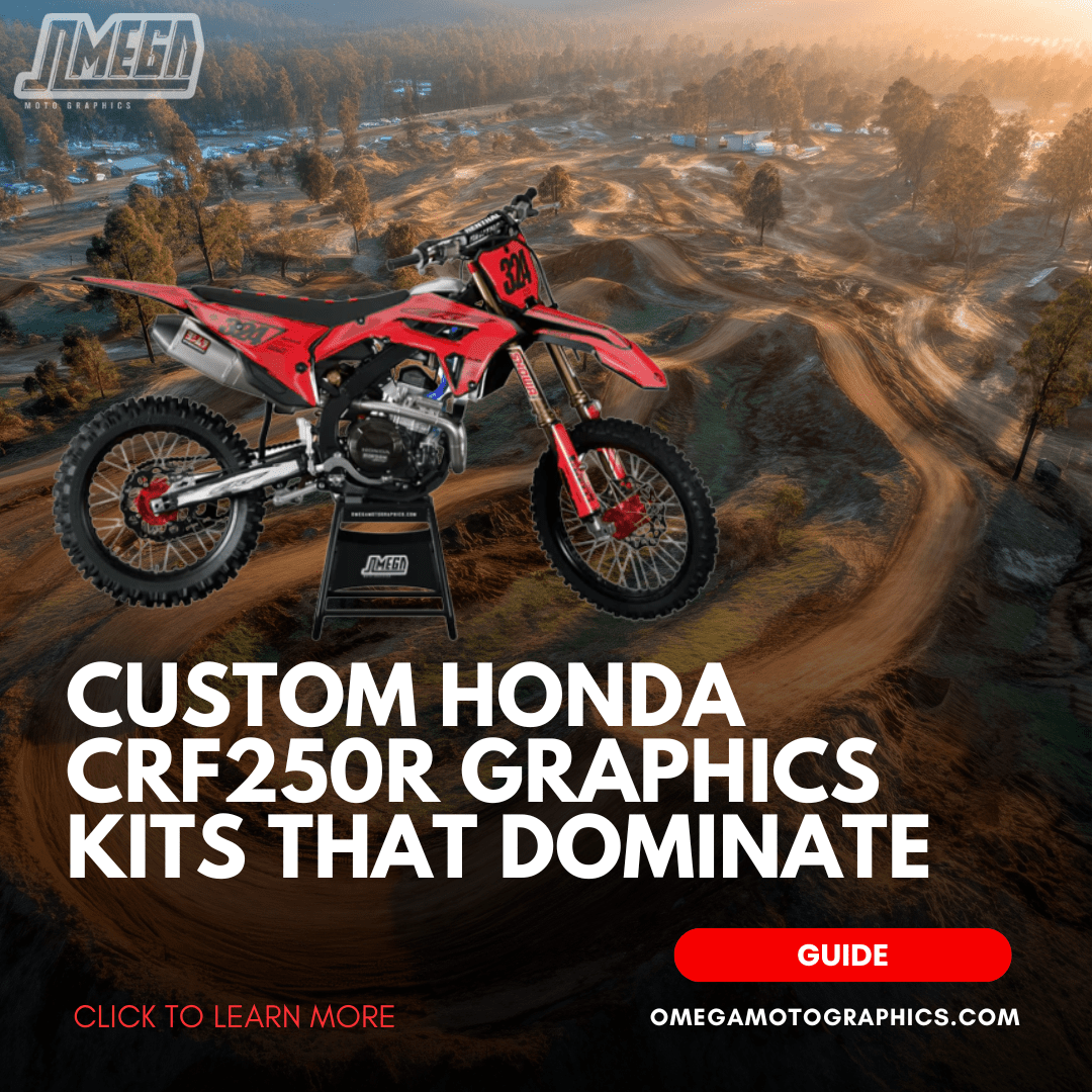 Custom Honda CRF250R Graphics Kits That Dominate – Omega Moto Graphics