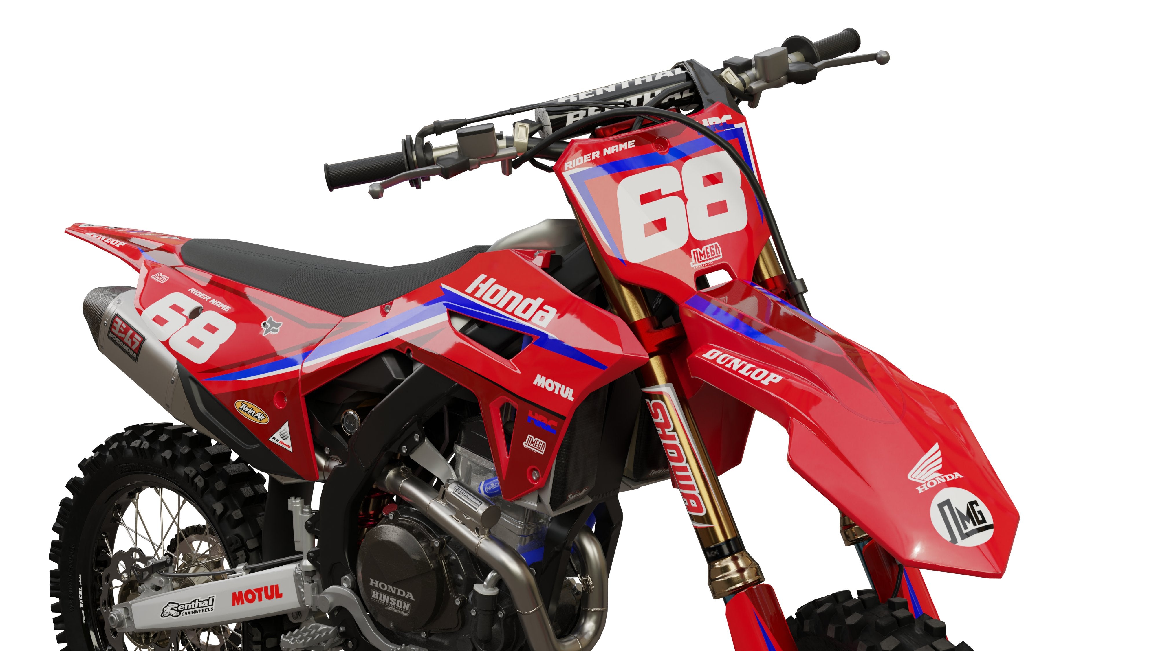 Honda Mx Racing Graphics Dirt Bike Graphic Kits For Yamaha YZ KTM Dirt