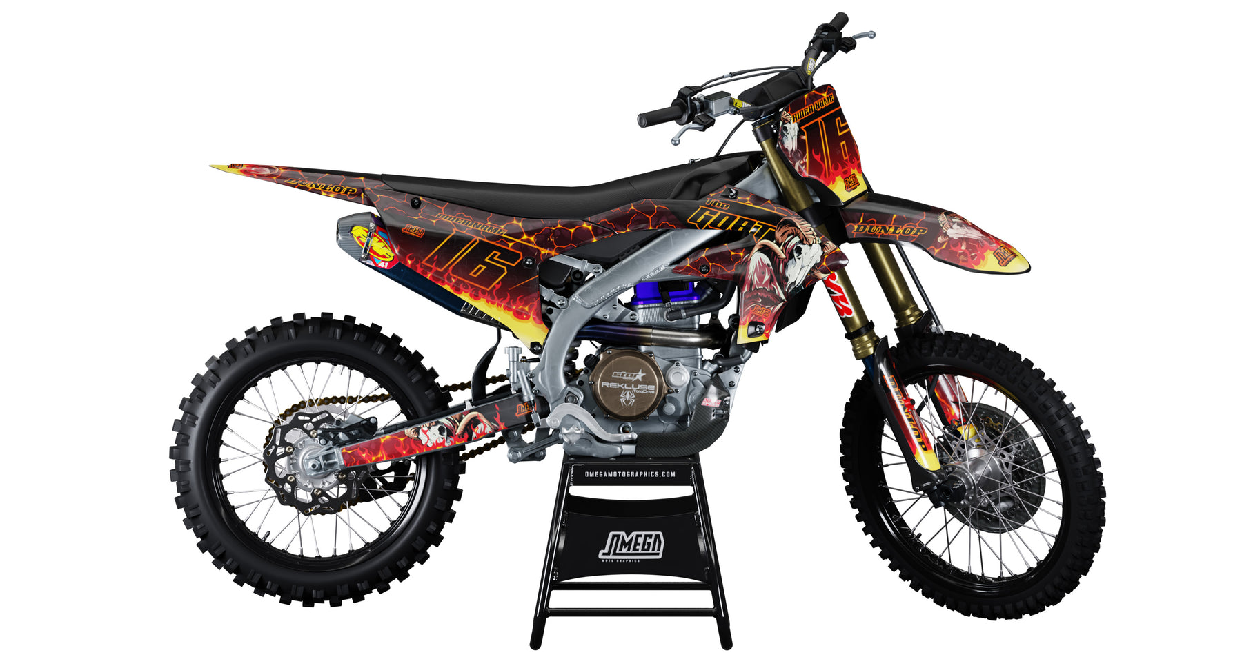 THE ANGRY GOAT Graphics Kit | MX Graphics – Omega Moto Graphics