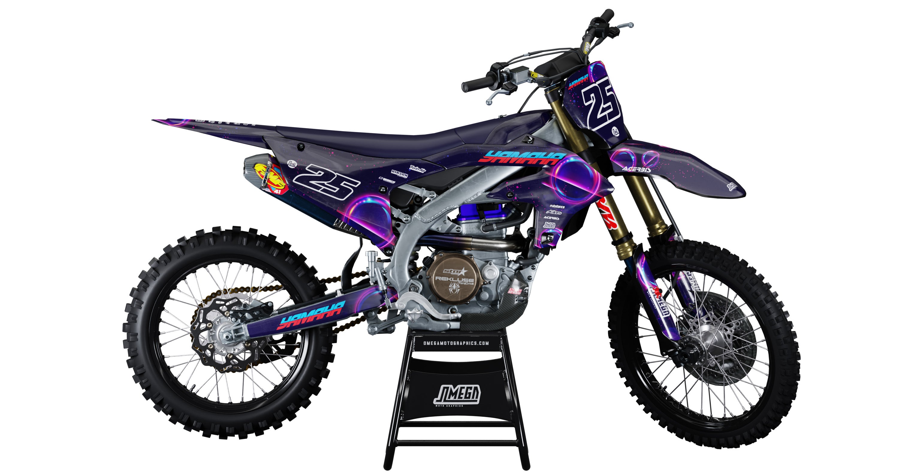 Yamaha YZ YZF Custom Graphics Kit | Omega Moto Graphics