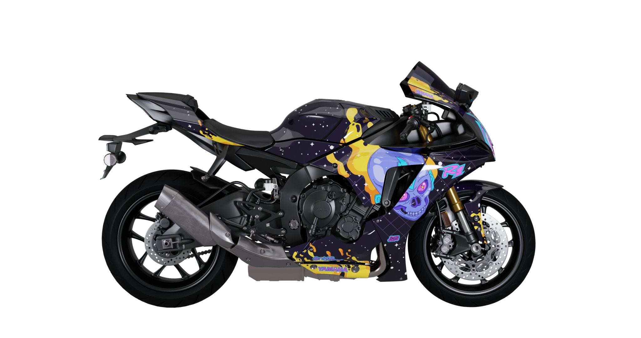 Cosmic Road Bike Graphics Kit – Omega Moto Graphics