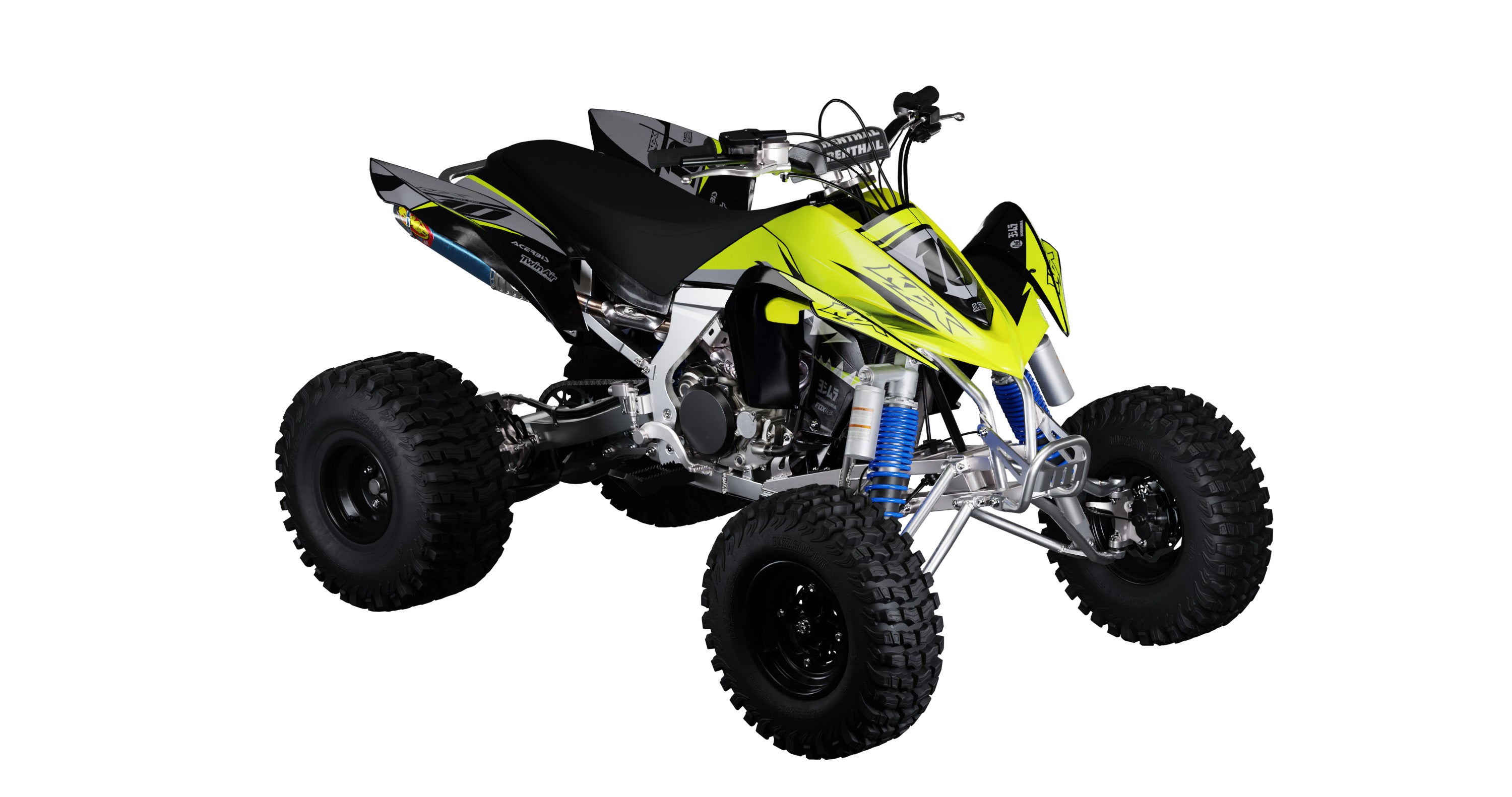 Fluro Bullet Quads Graphics Kit | Quad & ATV Stickers – Omega Moto Graphics