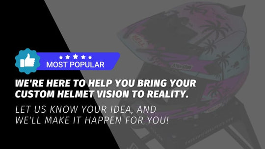 Custom Helmet Graphics | Motorcycle Helmet Decals – Omega Moto Graphics