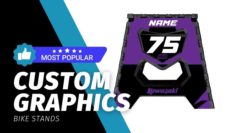 Custom Bike Stand Graphics – Omega Moto Graphics