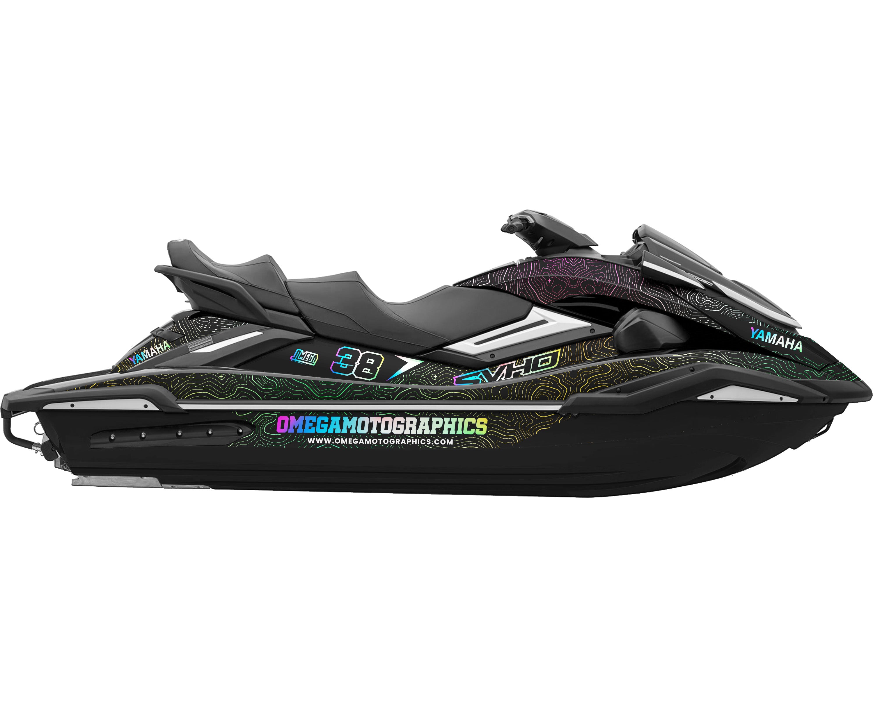 Ember Jet Ski Graphics Kit – Omega Moto Graphics