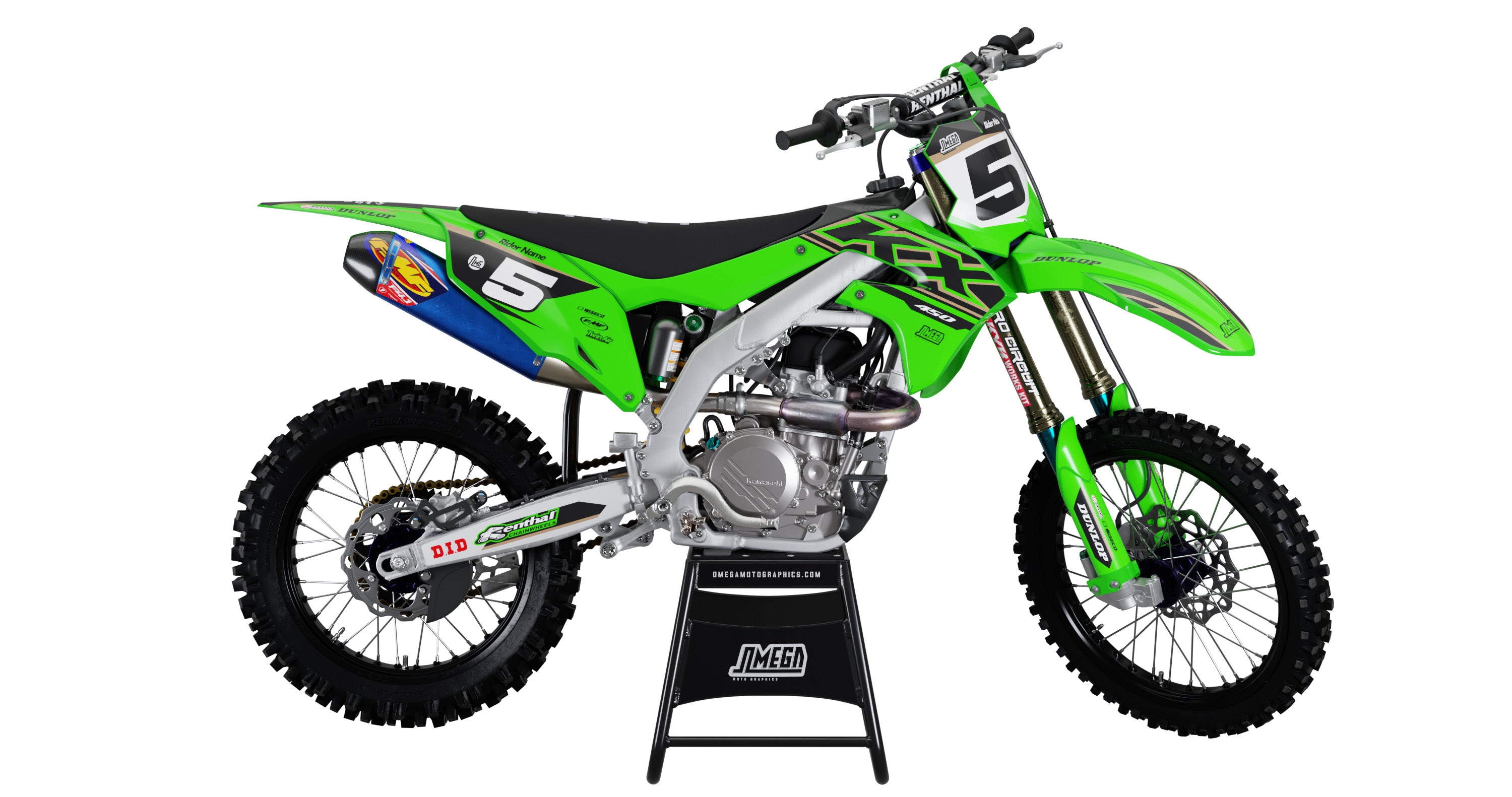 Kawasaki KX KXF 250 450 2021 Graphics kit – Omega Moto Graphics