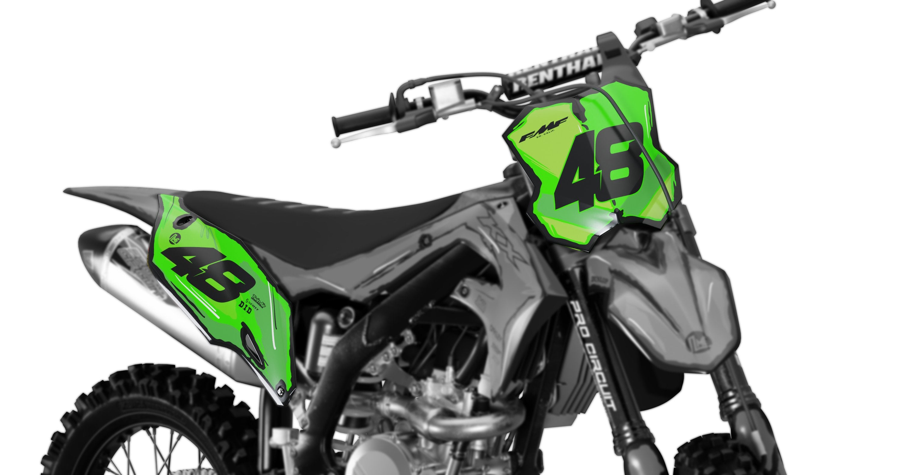 Green Number Plates | Omega Moto Graphics
