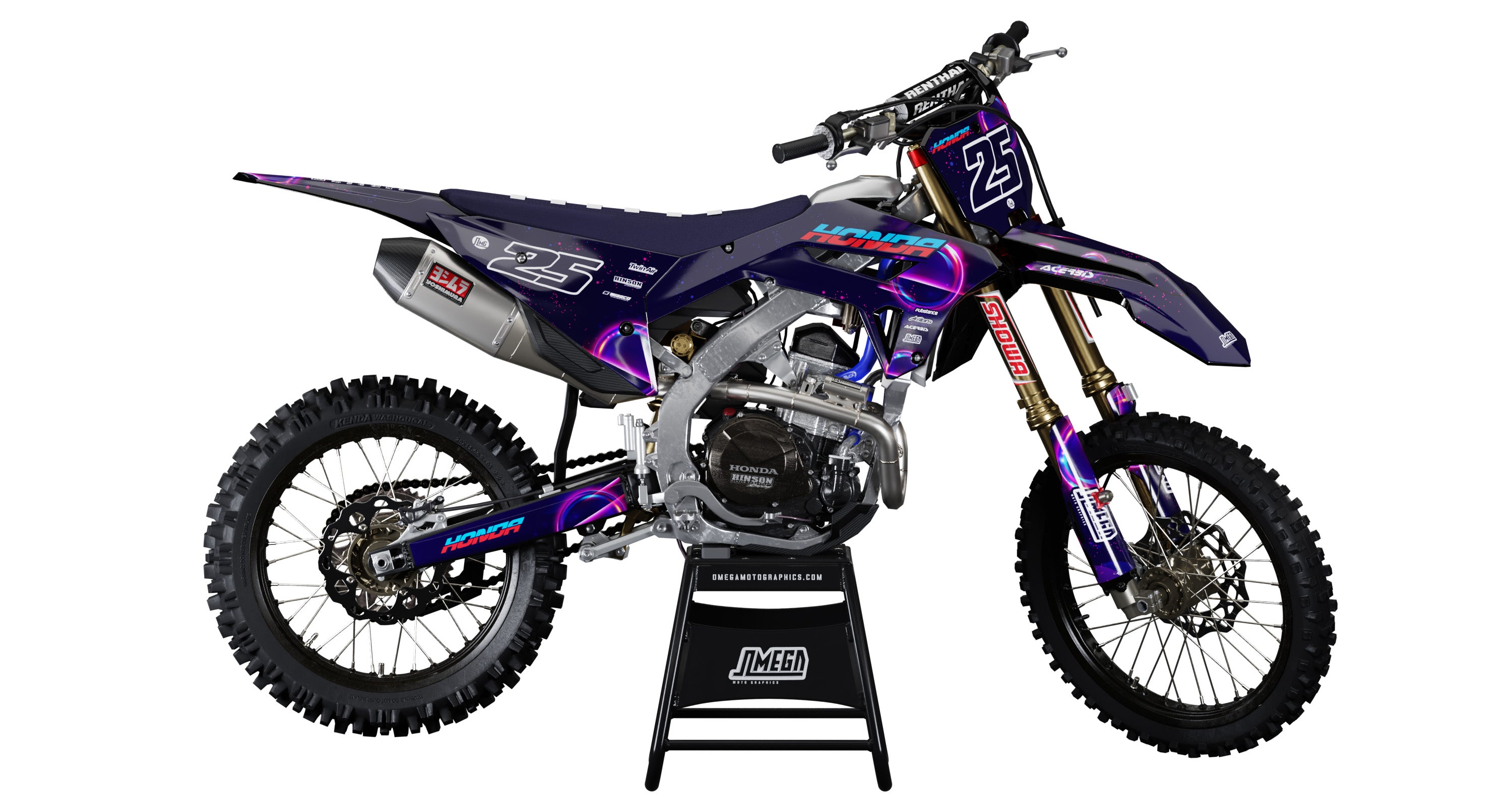Honda Space Bubbles Graphics Kit | Omega Moto Graphics