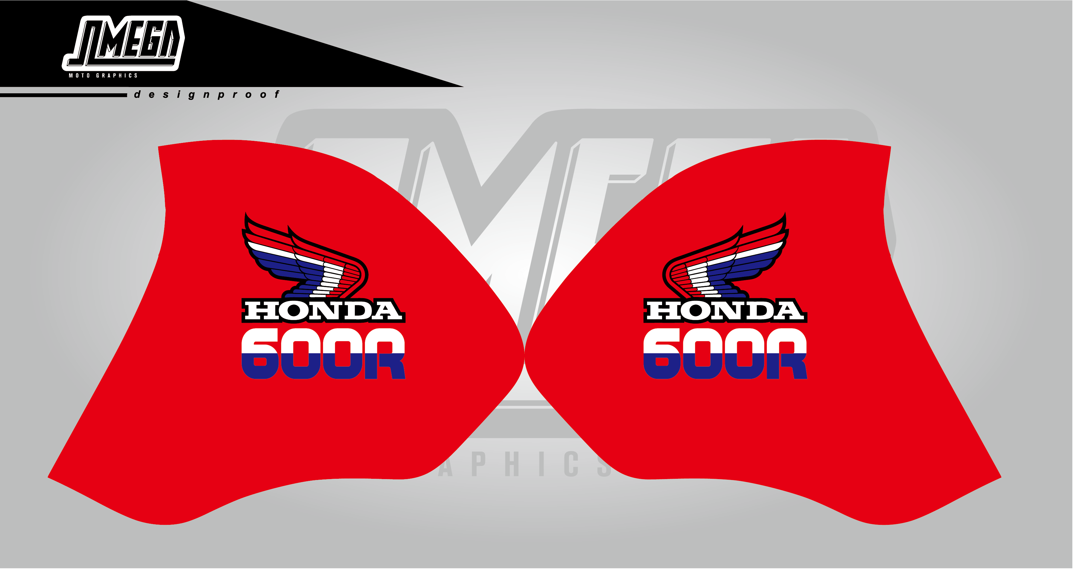 Honda XR600 1986 Graphics Kit | MX Sticker Kit – Omega Moto Graphics
