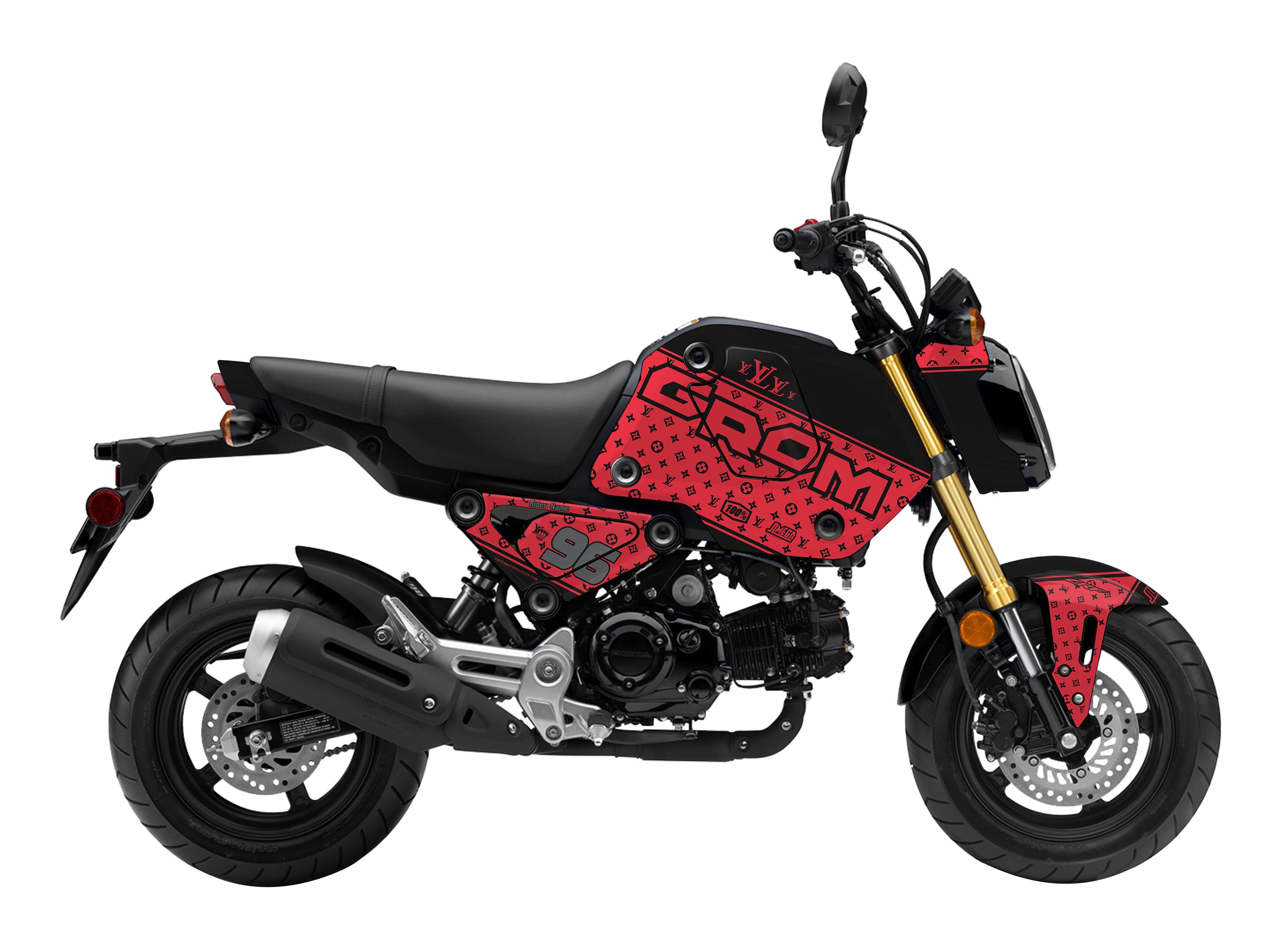 Grom L V Experience Road Bike Graphics Kit – Omega Moto Graphics