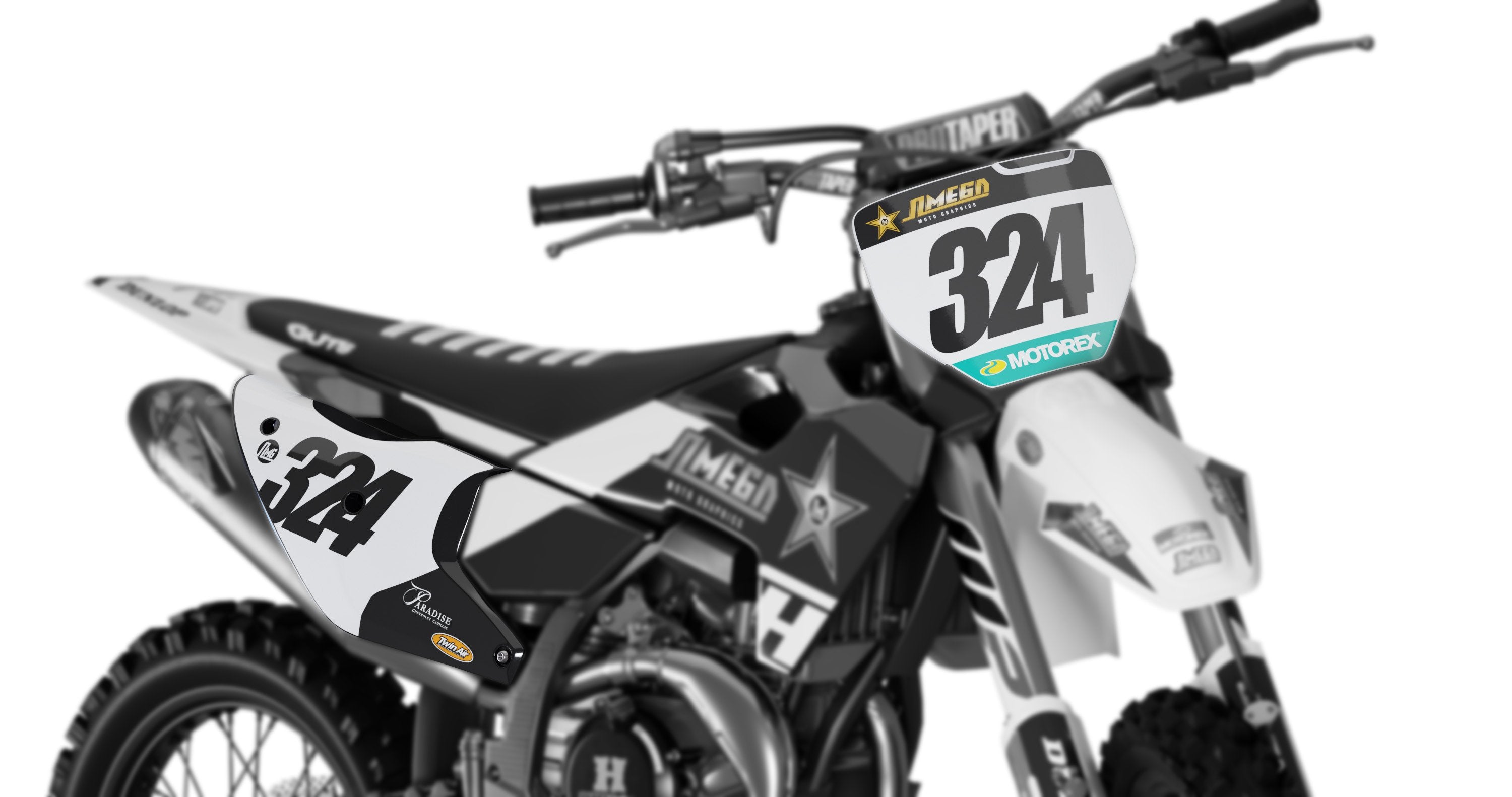 Husky 23 Number Plates | Omega Moto Graphics