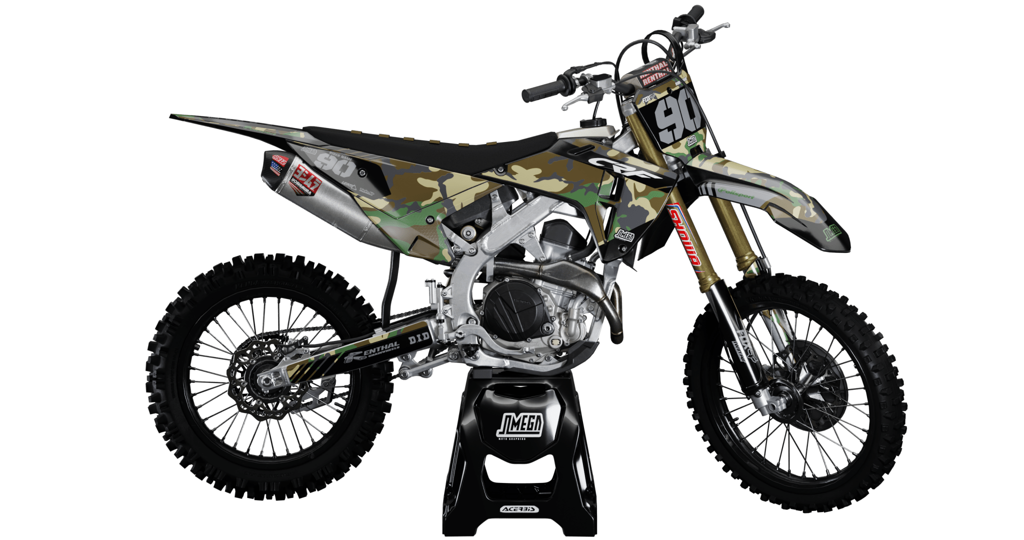 Jungle Camo Graphics Kit | Omega Moto Graphics