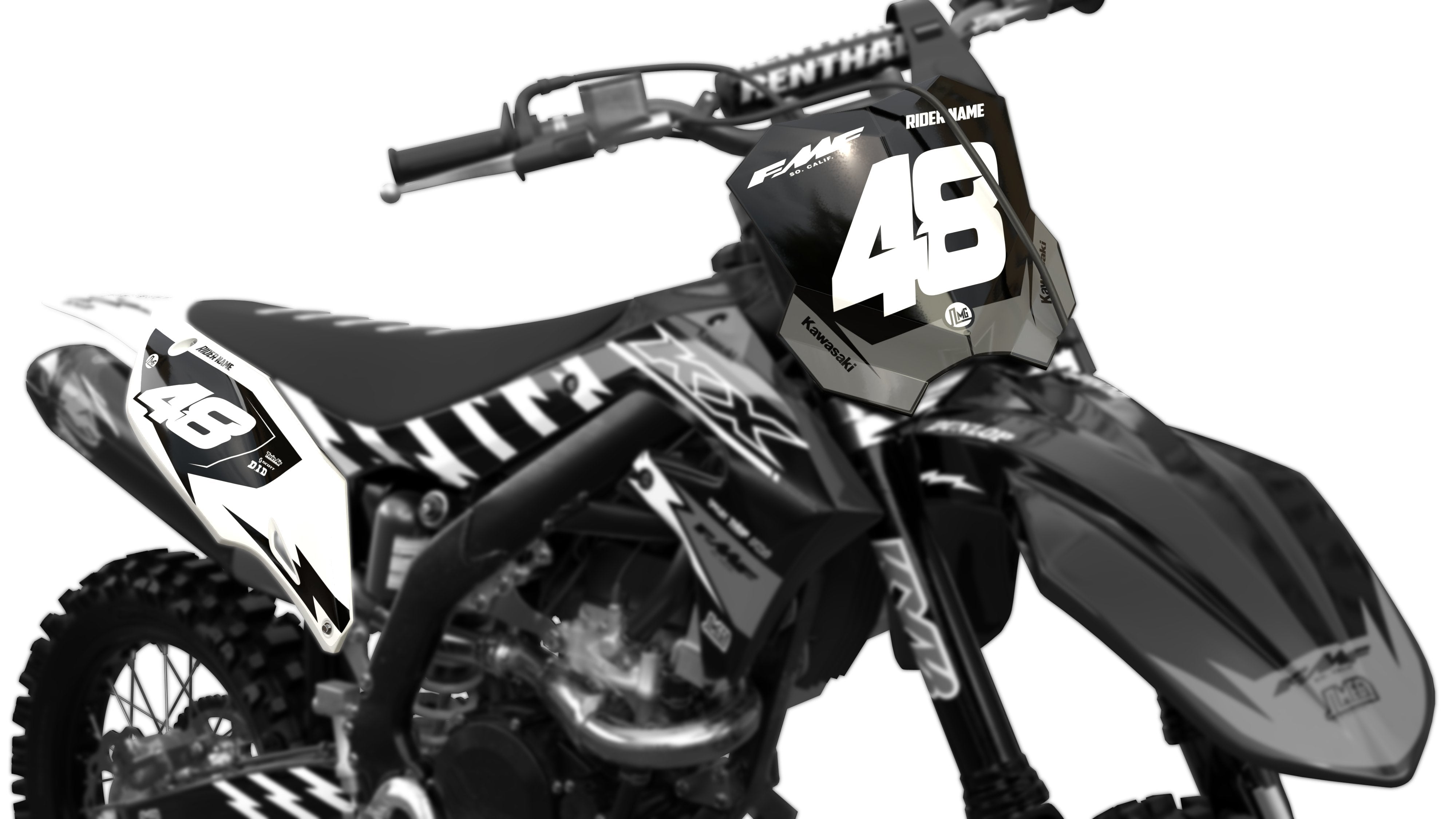 KBlack Number Plates | Omega Moto Graphics