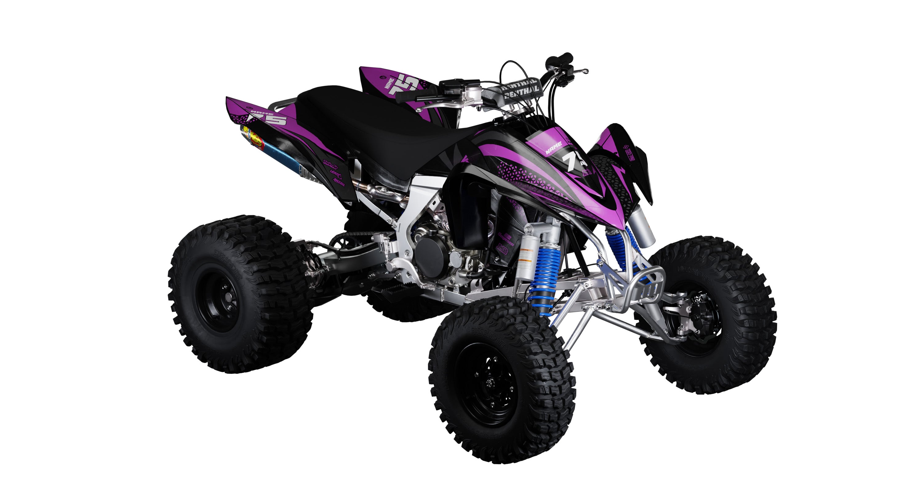 Purple Kool Aid Quad Graphics Kit | ATV Graphics Kit – Omega Moto Graphics