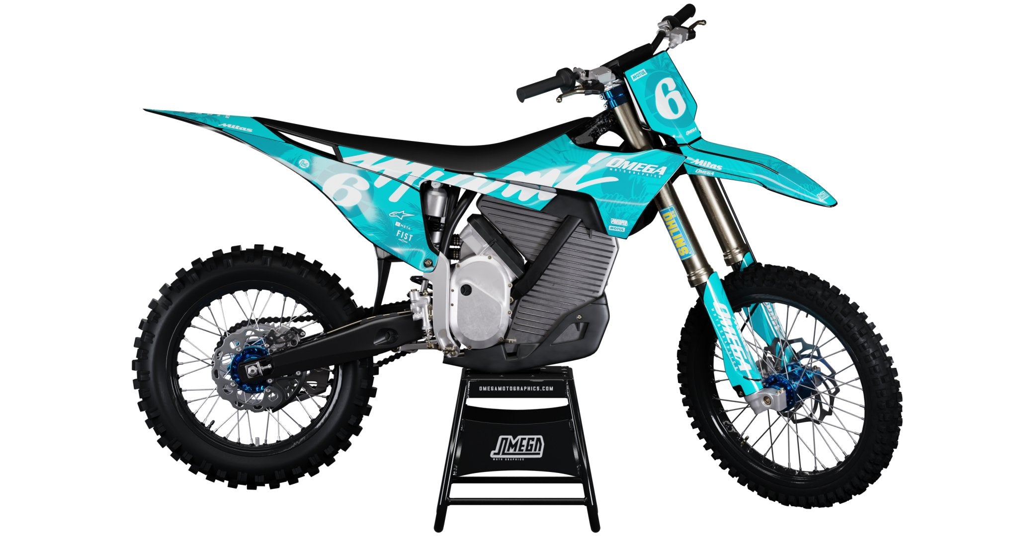 Miami Inspired Graphics kit | Dirt Bike Stickers – Omega Moto Graphics