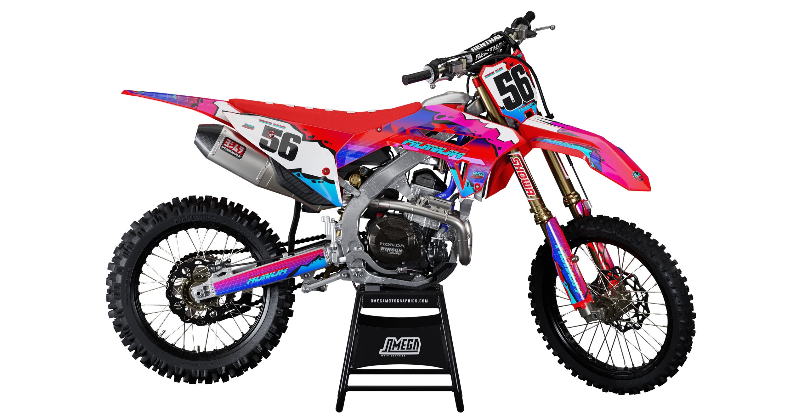 Honda Retro City Graphics Kit | Omega Moto Graphics