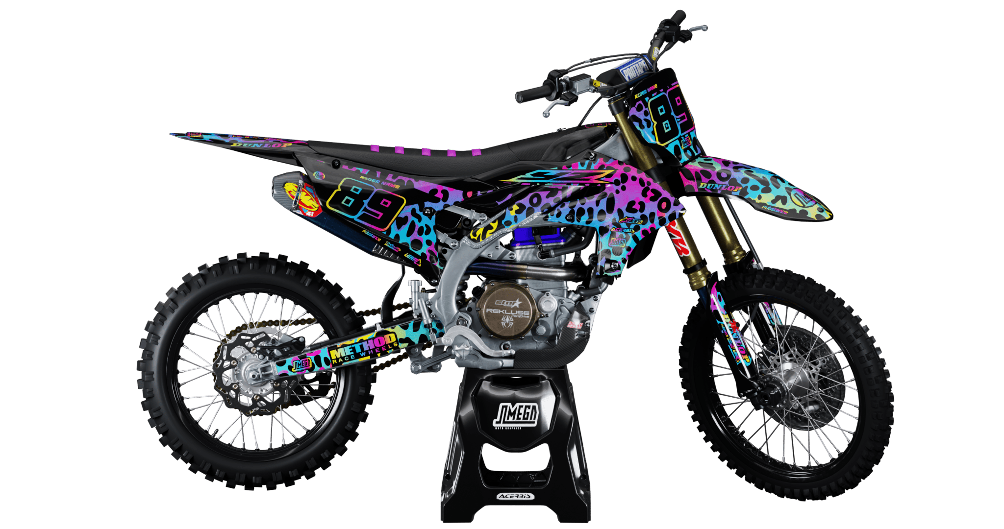 Spectrum Leopard Graphics Kit | MX Graphics – Omega Moto Graphics