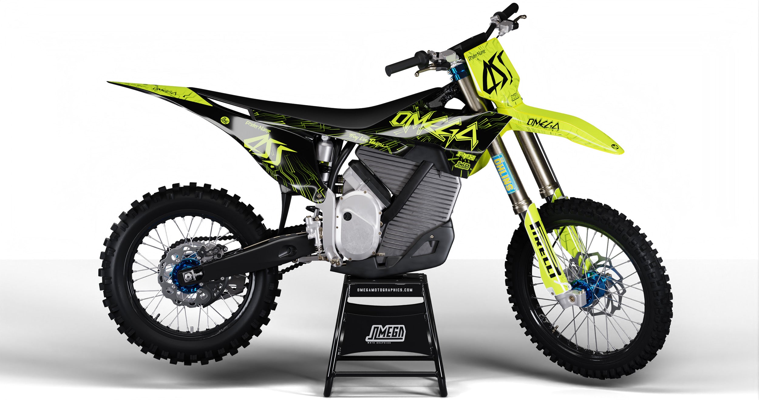 Stark Varg Neon Circuit Graphics Kit | Omega Moto Graphics