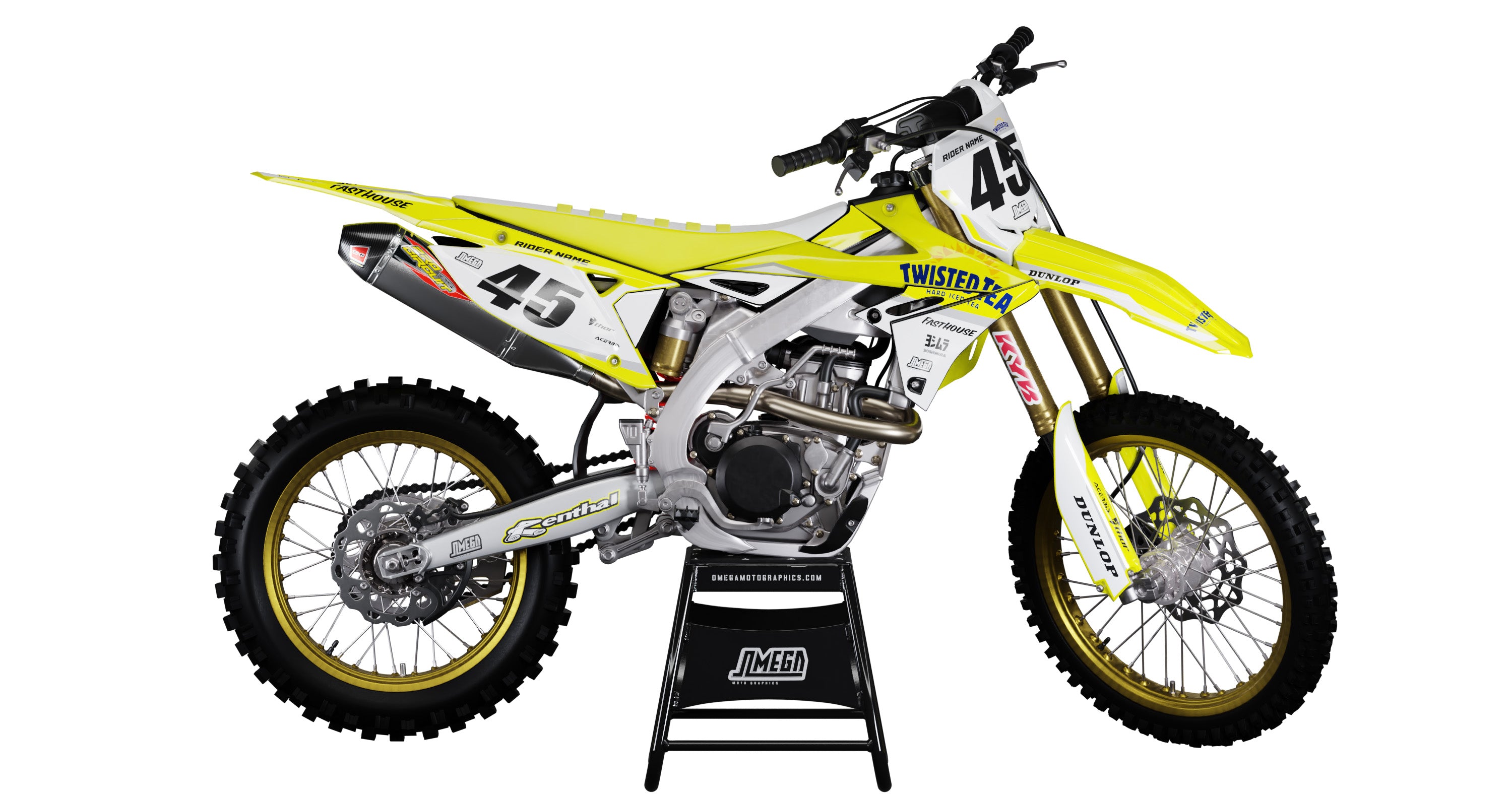 Twisted Tea Graphics Kit | Omega Moto Graphics