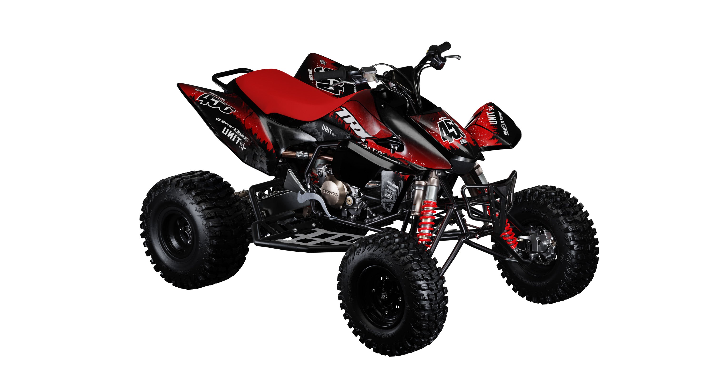 Red Death Star Quad Graphics Kit – Omega Moto Graphics