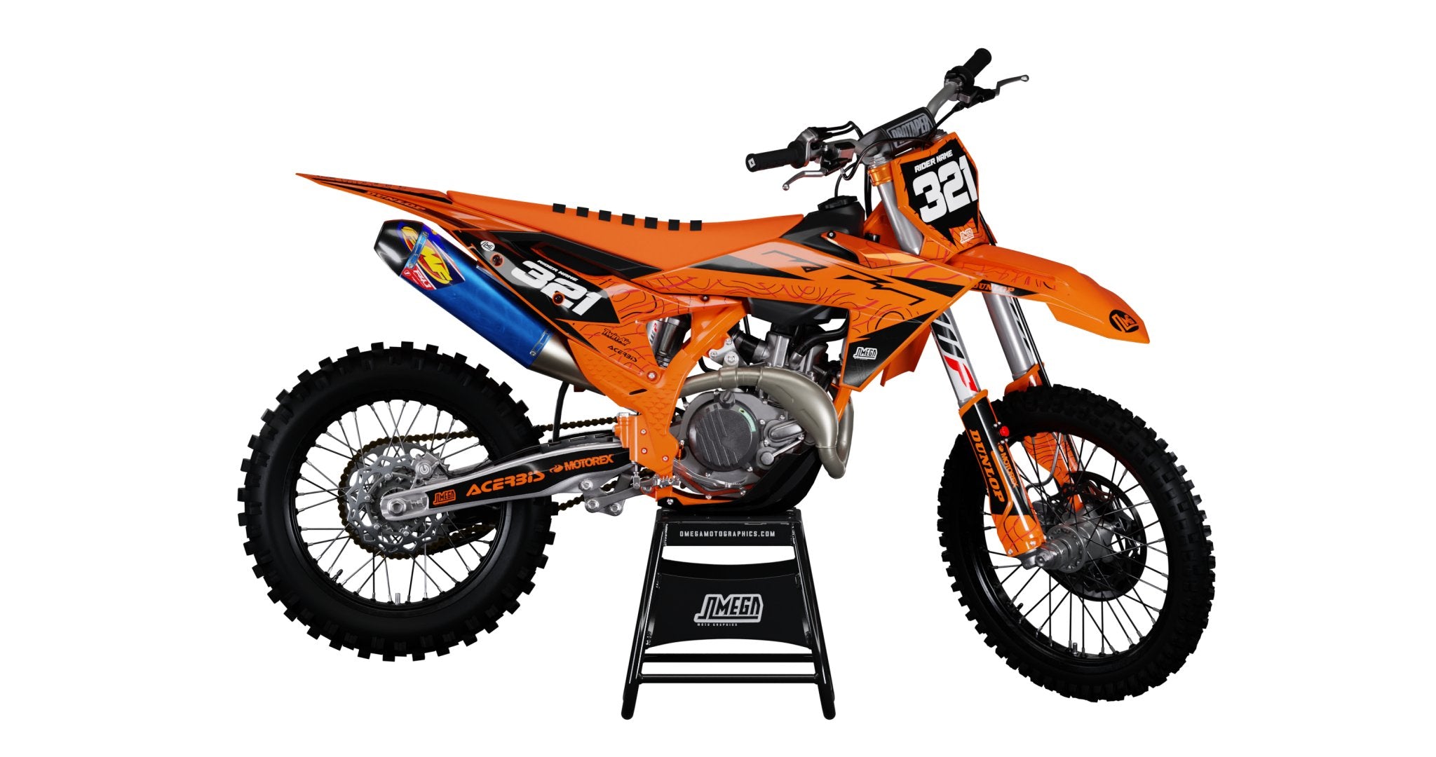 KTM 2025 Twist Graphics Kit | Omega Moto Graphics