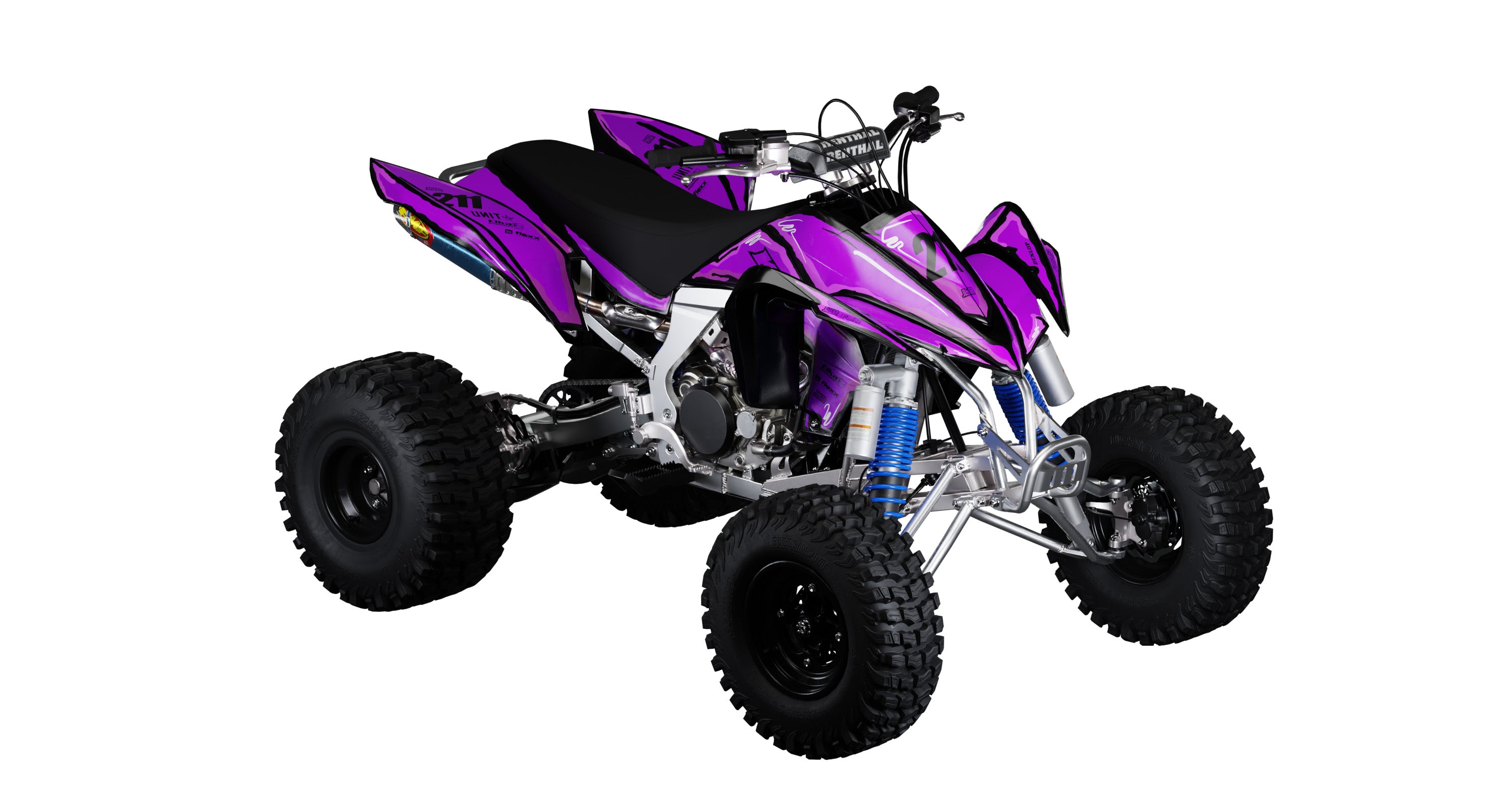 Purple Manga Quad Graphics Kit – Omega Moto Graphics