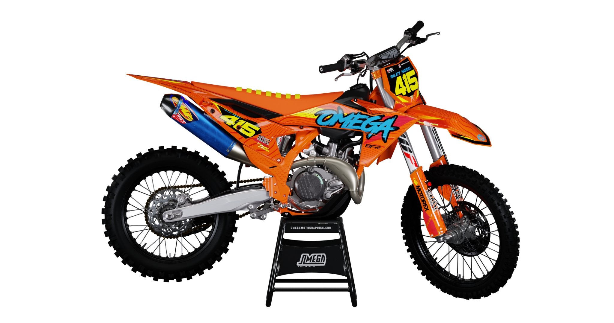KTM Riley 25 Graphics Kit | Omega Moto Graphics