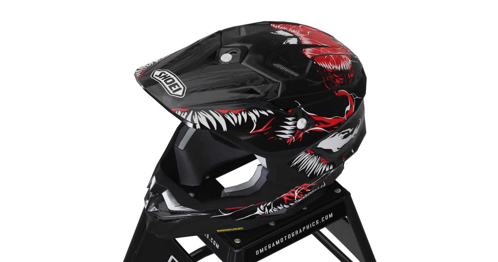 Venom Helmet Graphics – Omega Moto Graphics