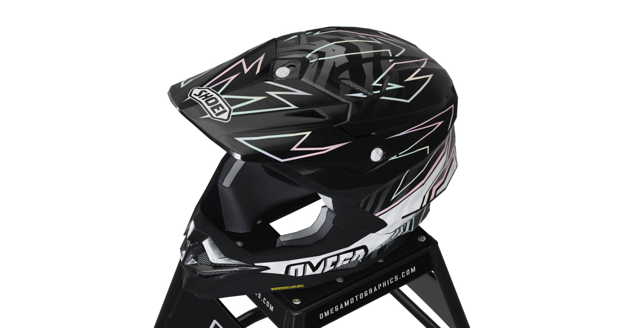 Zebra Helmet Graphics – Omega Moto Graphics