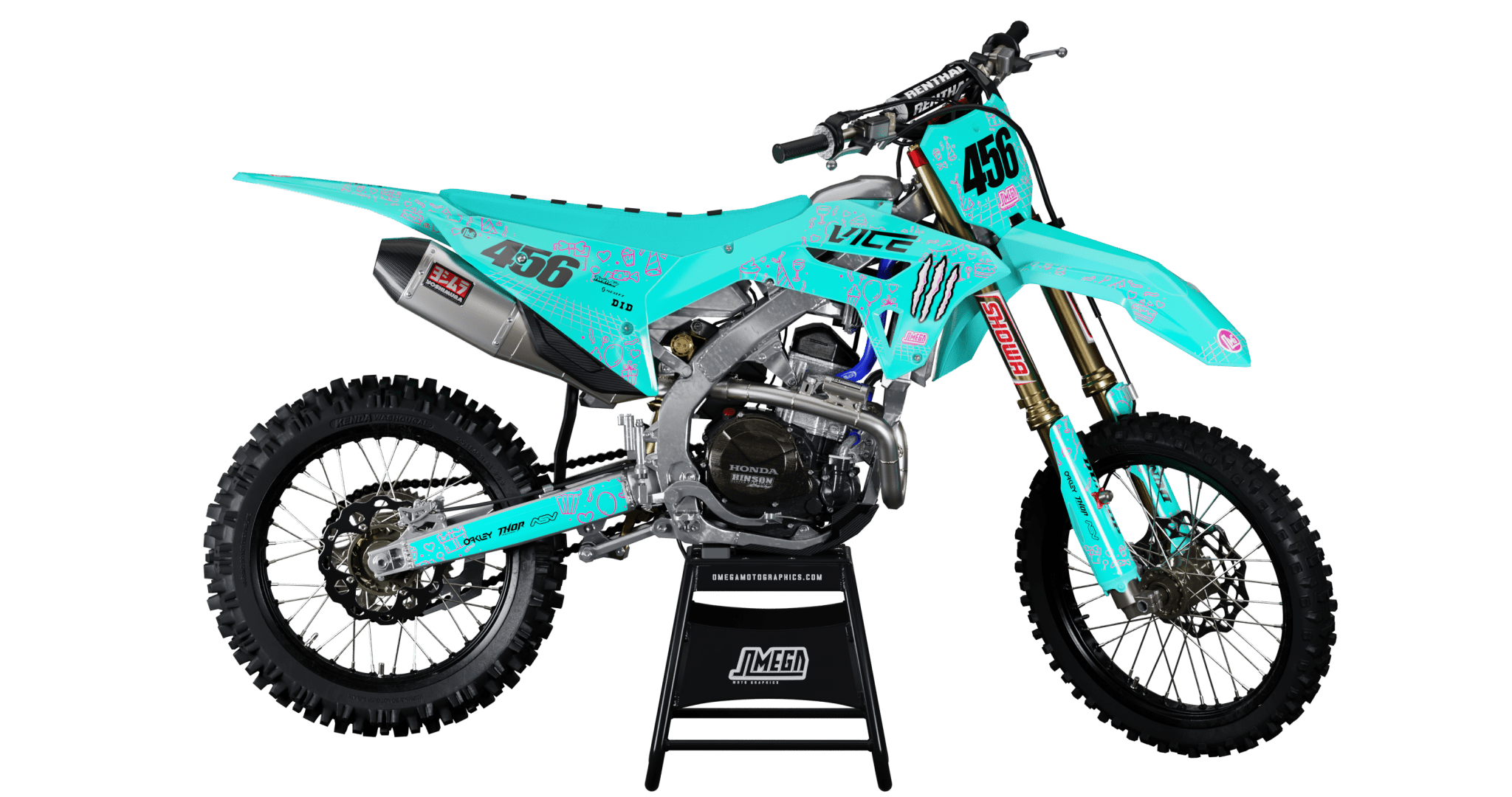 Vice Monster Sticker kit – Omega Moto Graphics