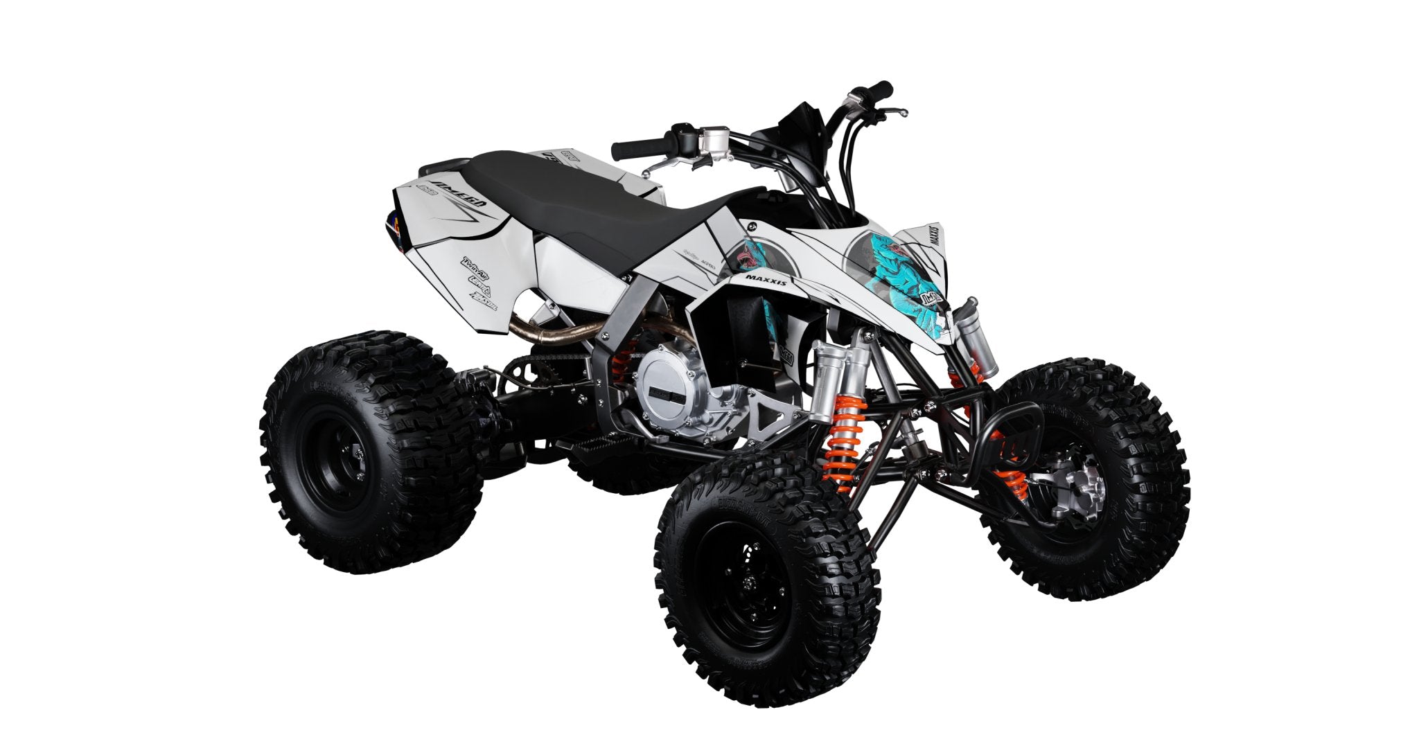 White Trex Quad Graphics Kit – Omega Moto Graphics