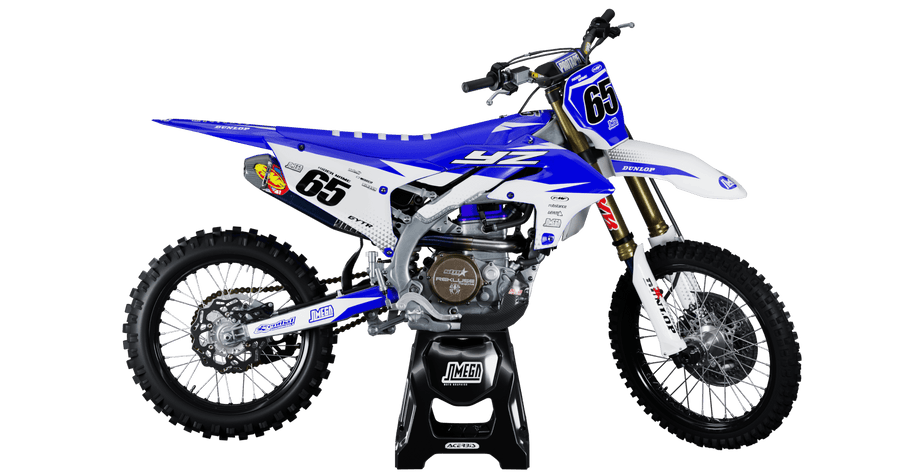 Yamaha Blue Factory Graphics Kit | Omega Moto Graphics