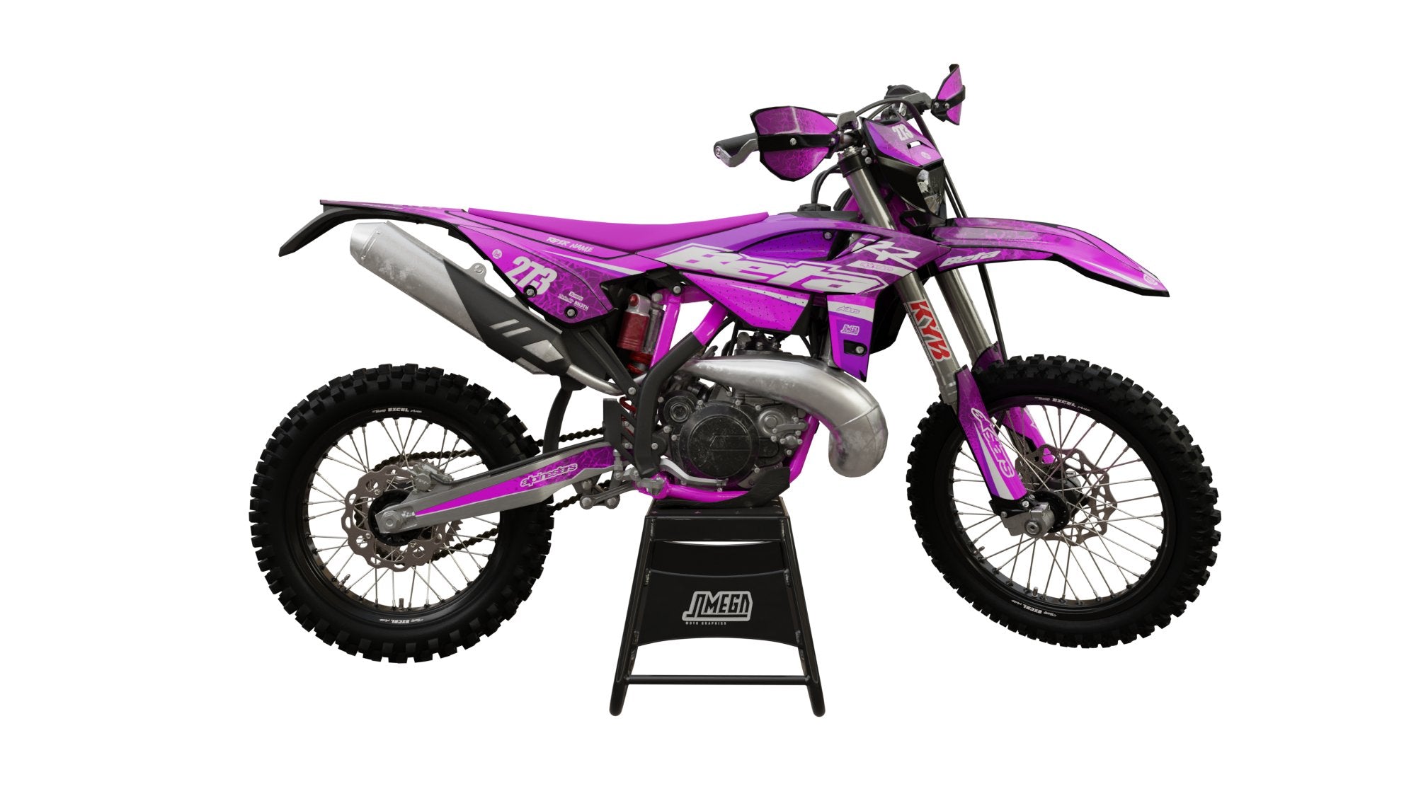 Beta RR / Racing / Xtrainer Pink Concept Graphics Kit | Omega Moto Graphics