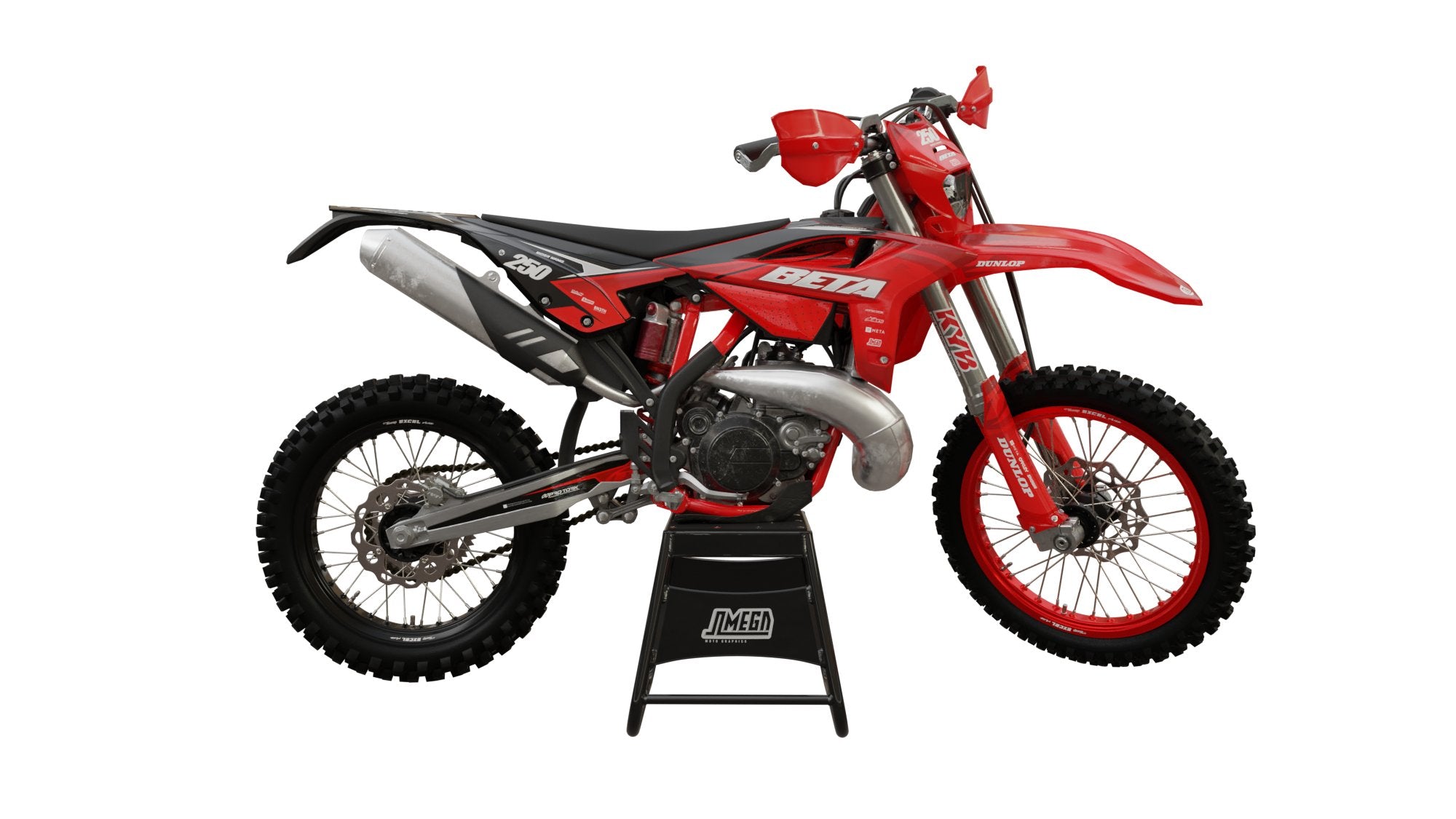 Beta RR / Racing / Xtrainer Red Concept Graphics Kit | Omega Moto Graphics