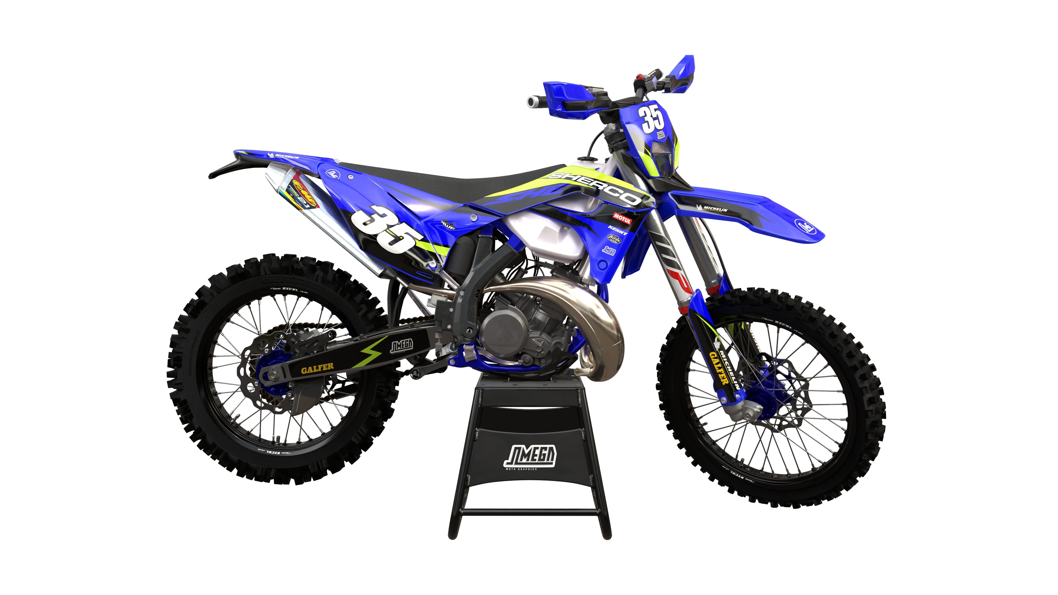 Sherco SE SEF Custom graphics kit | Omega Moto Graphics