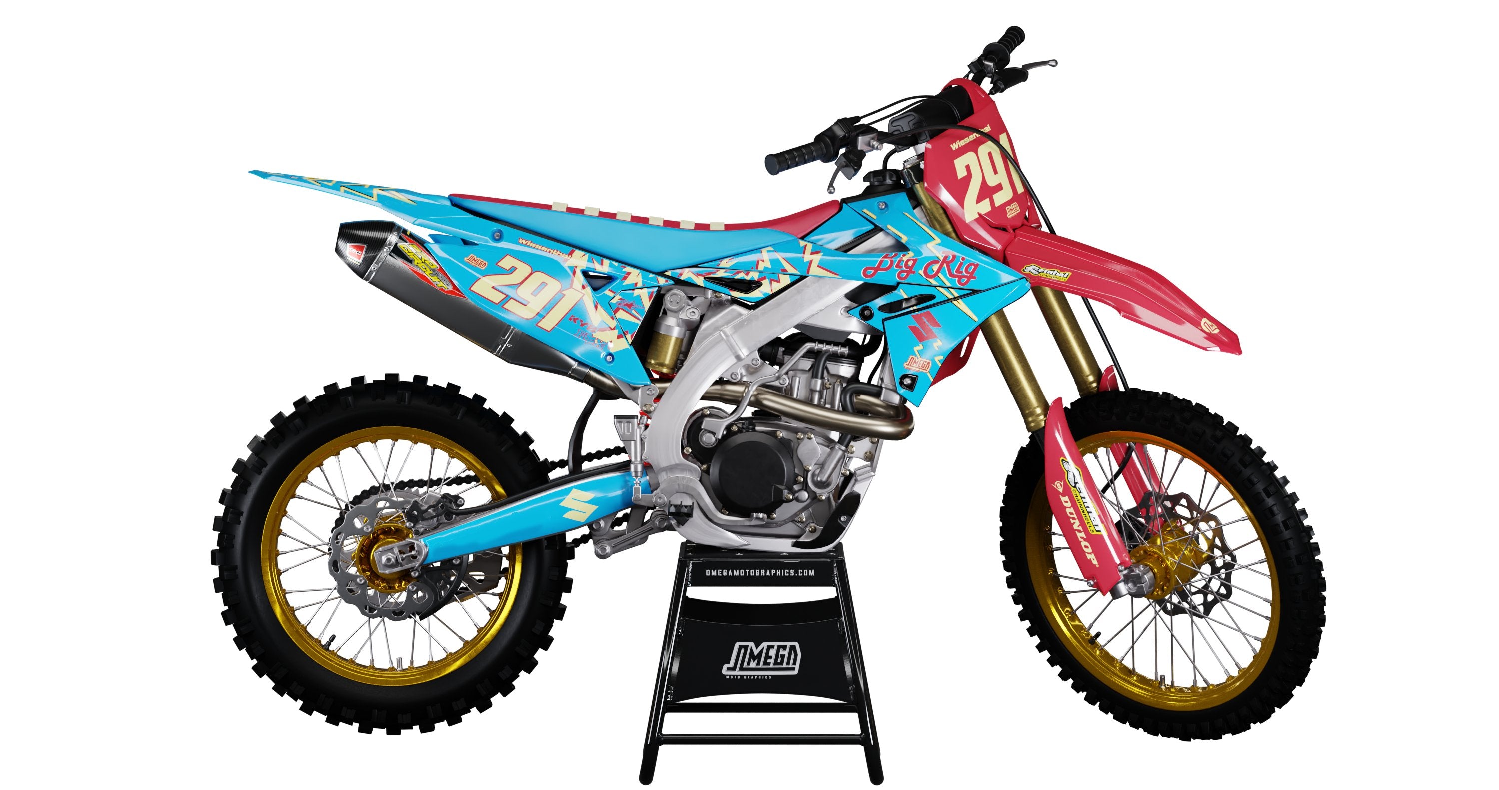 Suzuki RM RMZ The Big Rig Graphics Kit | Omega Moto Graphics