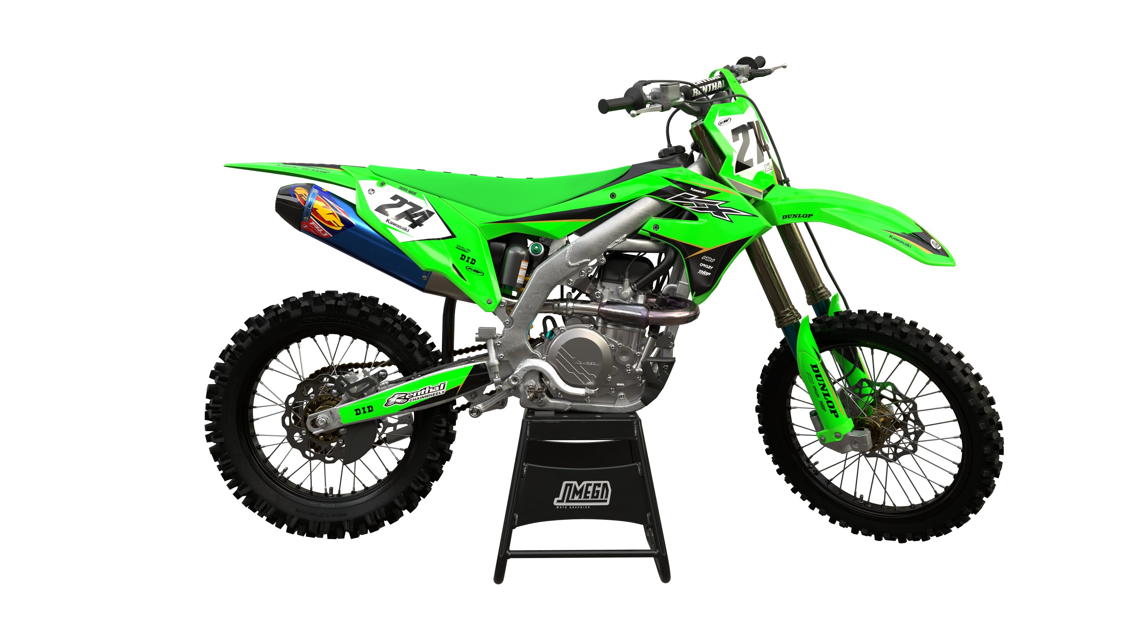 Blazing Graphics kit | Dirt Bike Stickers – Omega Moto Graphics