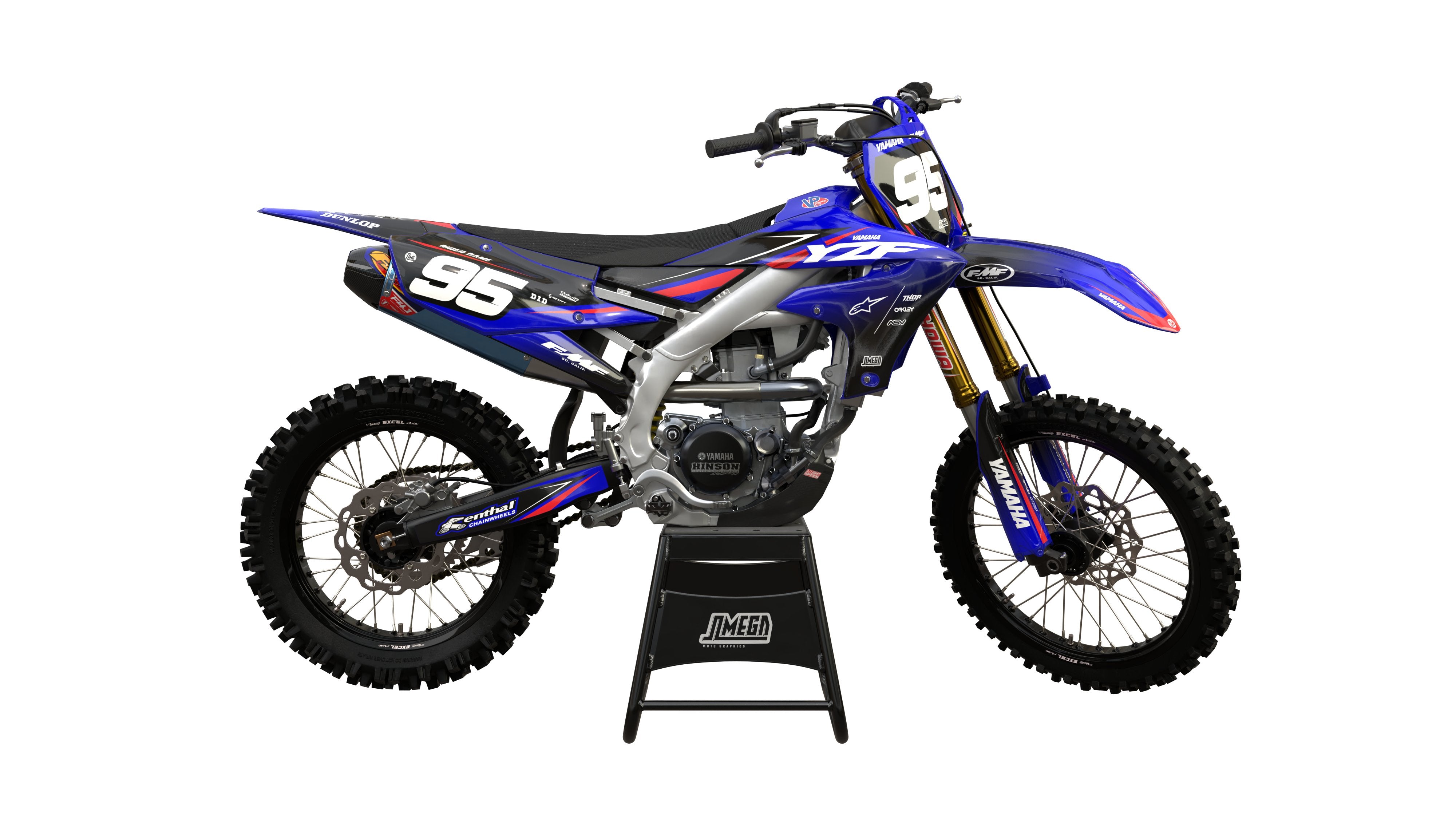 Yamaha YZ YZF WRF Notorious Graphics Kit | Omega Moto Graphics